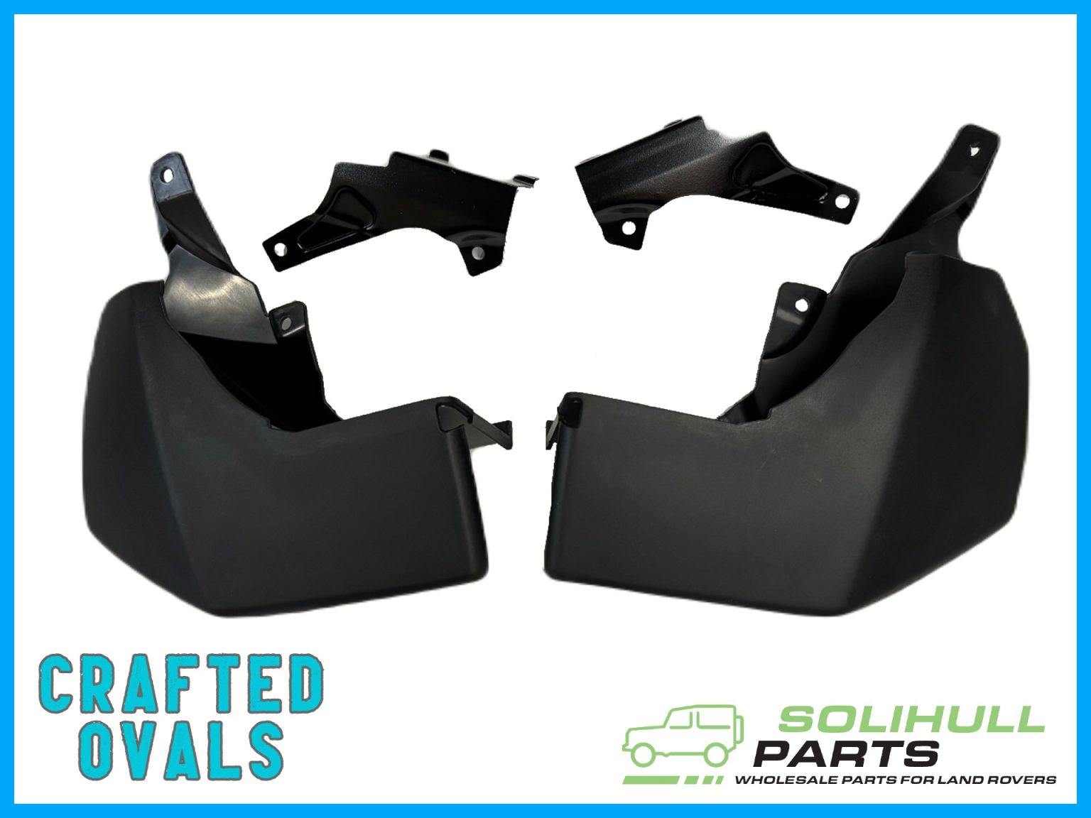 Rear Mudflap Set for Land Rover Discovery 4 VPLAP0017 | Crafted Ovals
