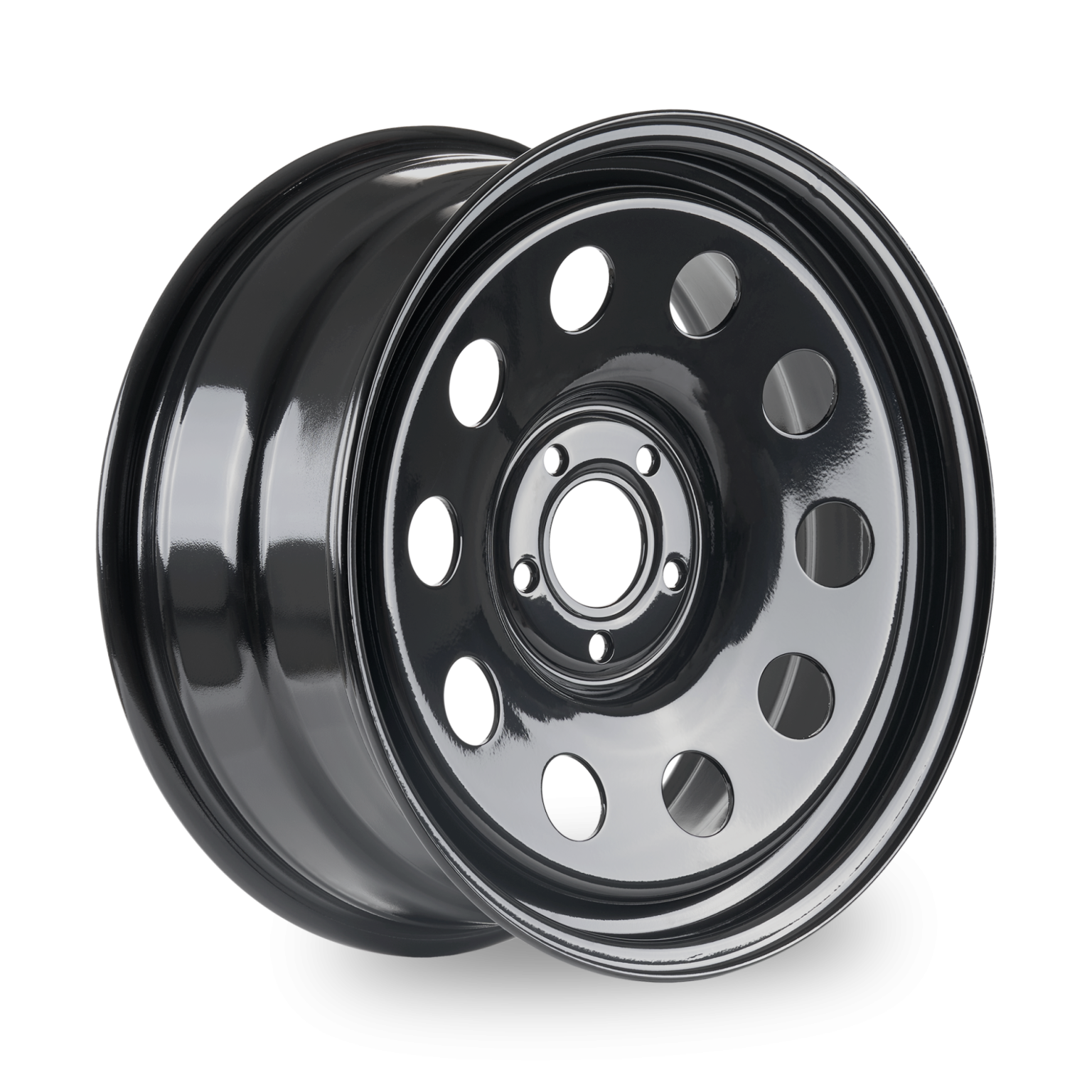 19″ X 8.5 MODULAR BLACK STEEL WHEEL | Crafted Ovals