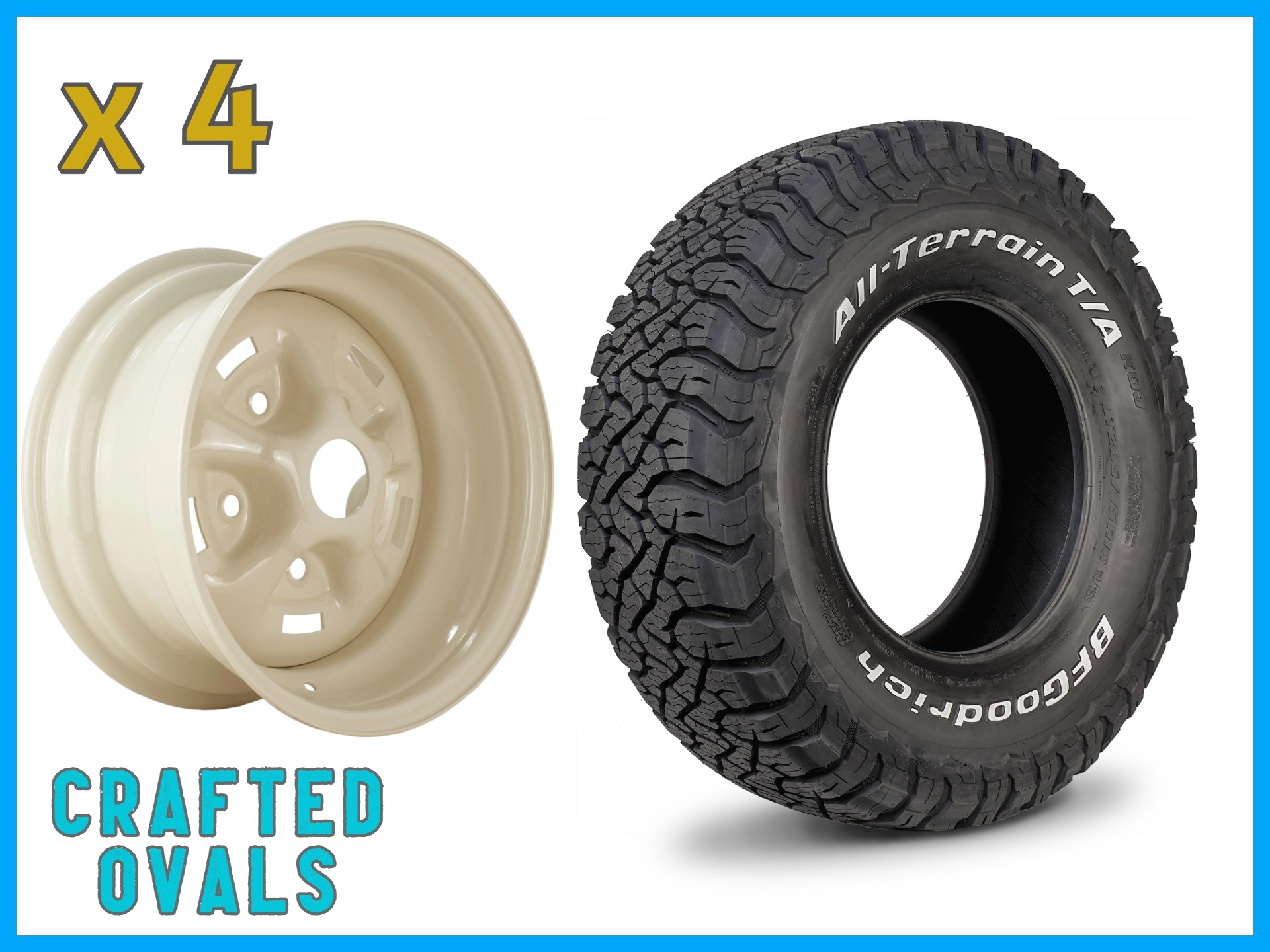 TOYO OPEN COUNTRY MT 265/75r16 & gunmetal grey RSR 16 x 8J Steel Rims ...